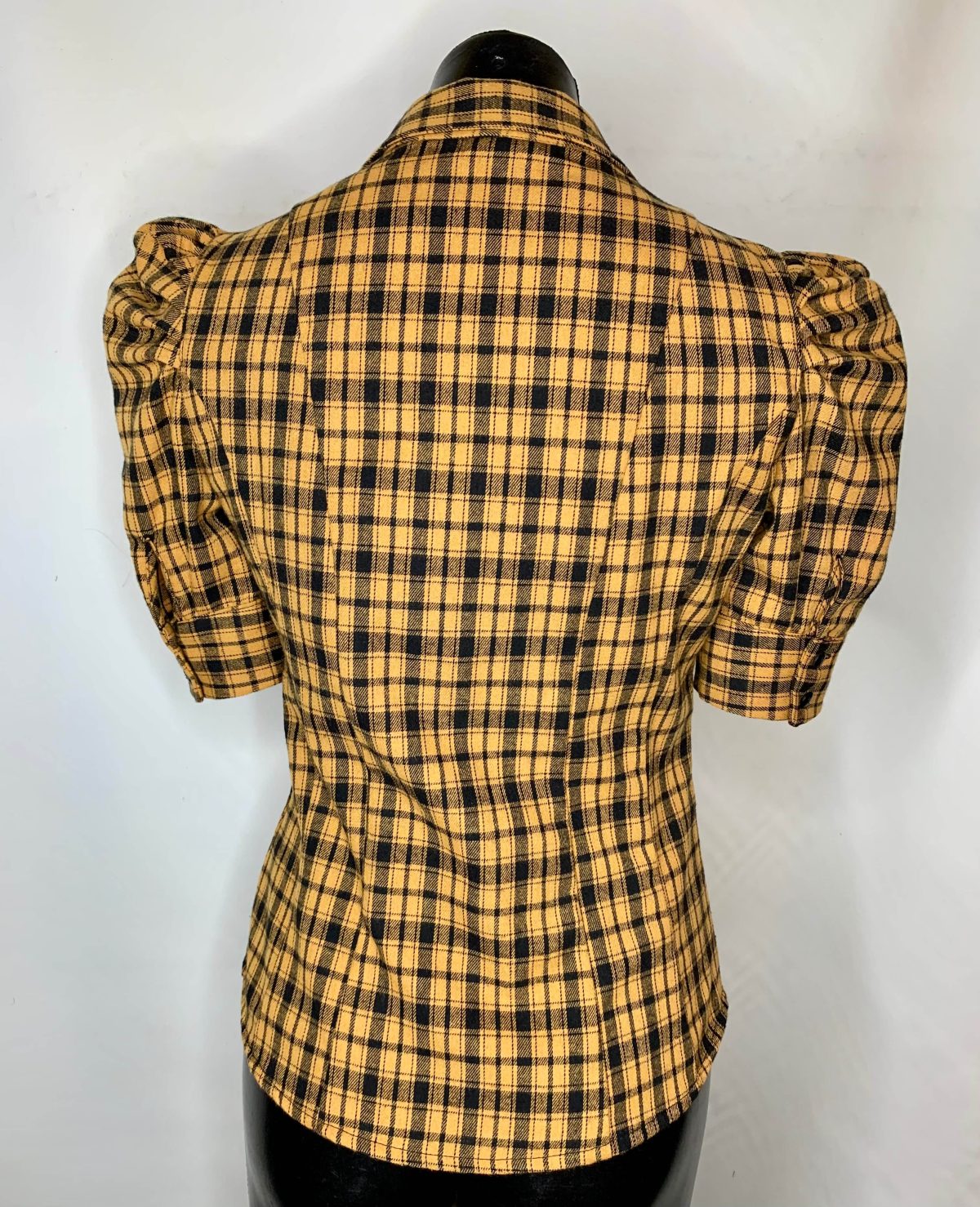 Mustard Arabella Blouse - Buckshot Australian-made, vintage-inspired ...