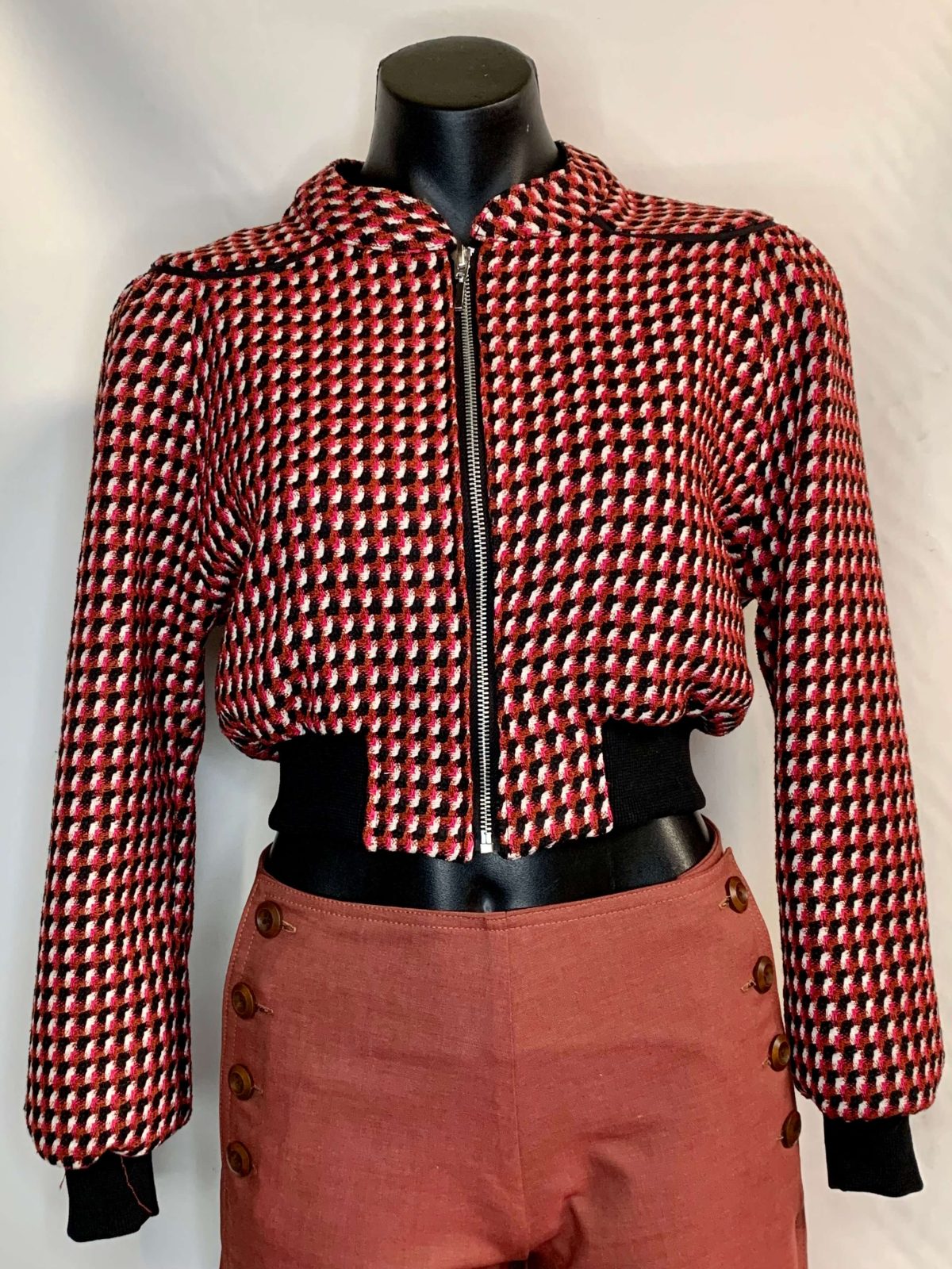 Raspberry Ripple Florence Jacket - Buckshot Australian-made, vintage ...
