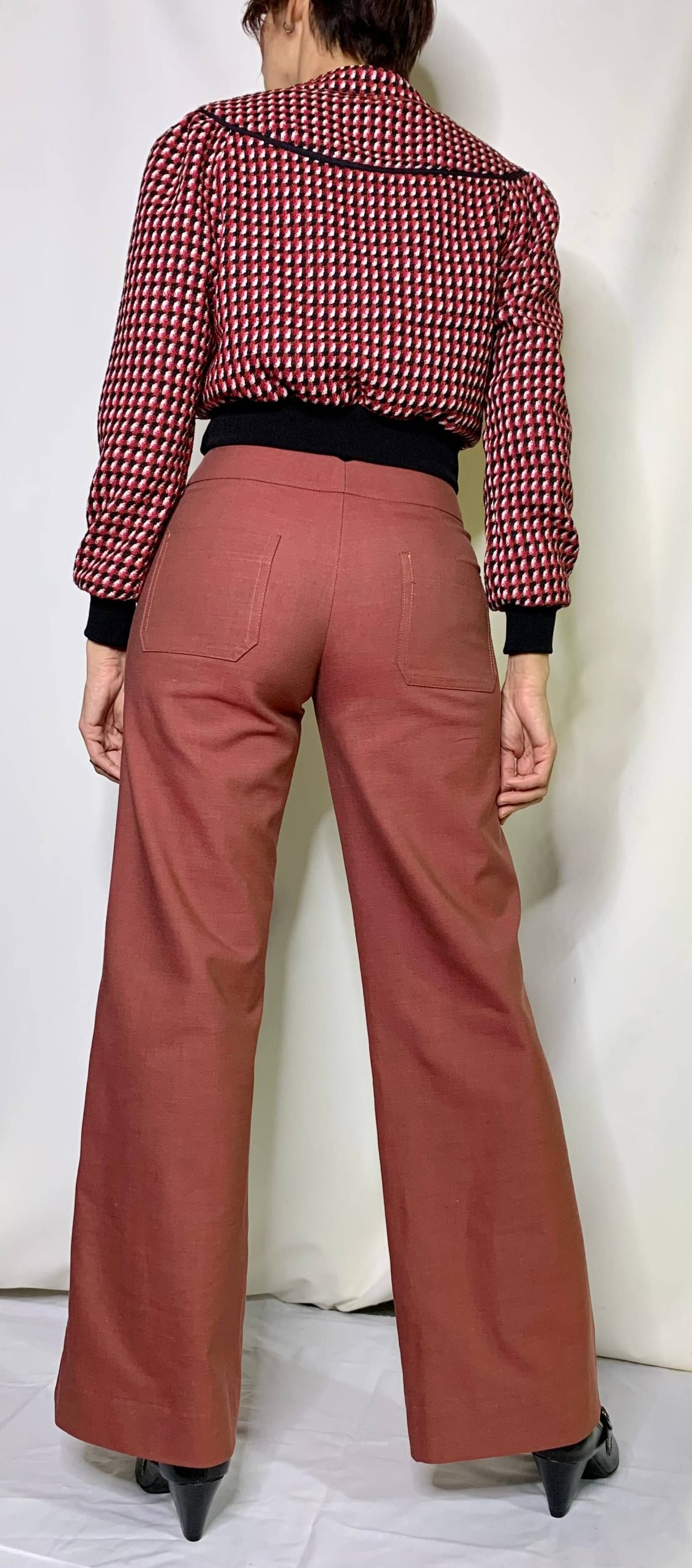 Rust Gracie Pants - Buckshot Australian-made, vintage-inspired clothing